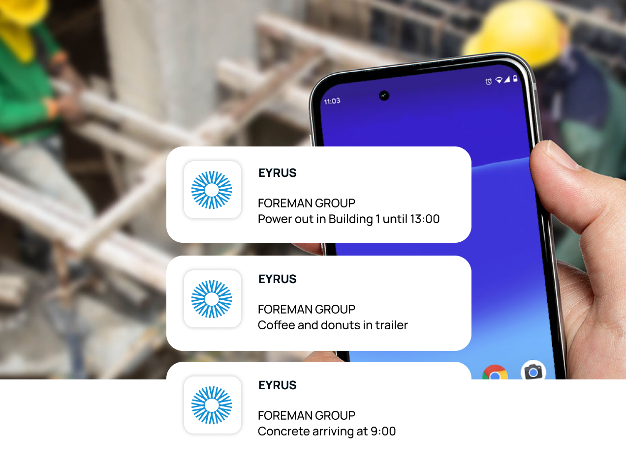 Construction Workforce Text Messaging